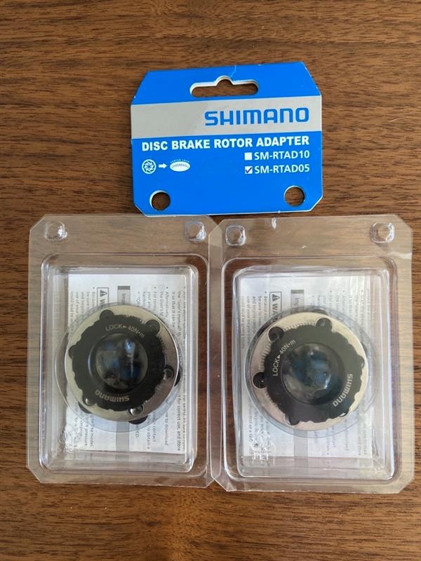 Shimano CL to 6 bolt adapters set Free ship lower 48 For Sale
