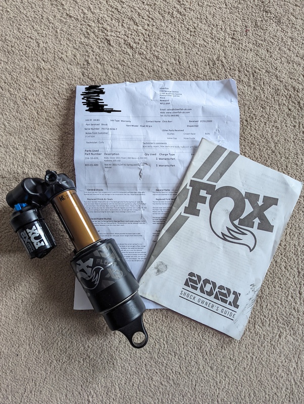 2021 Fox Float X2 (New FOX Service) For Sale