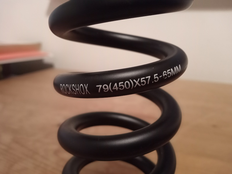 2022 Rockshox steel spring 450lb 57.5-65mm stroke For Sale