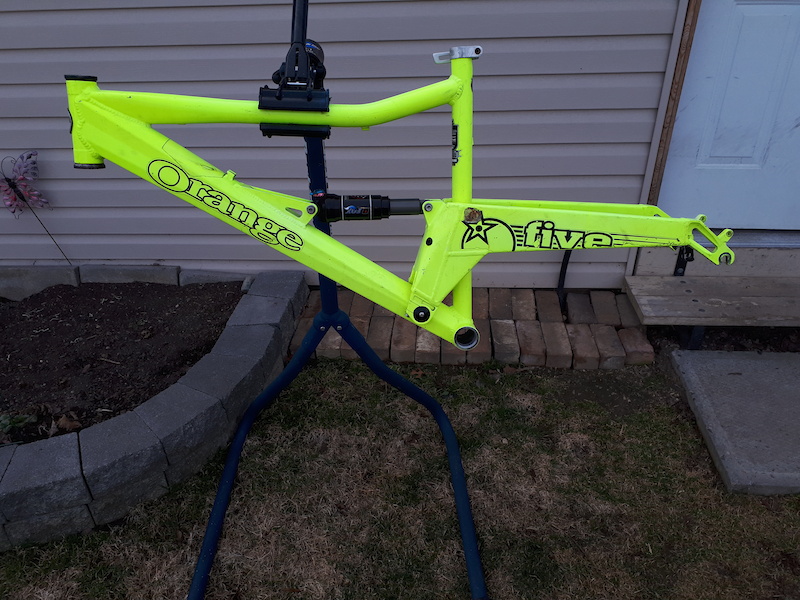 2007 Orange 5 hand built frame For Sale