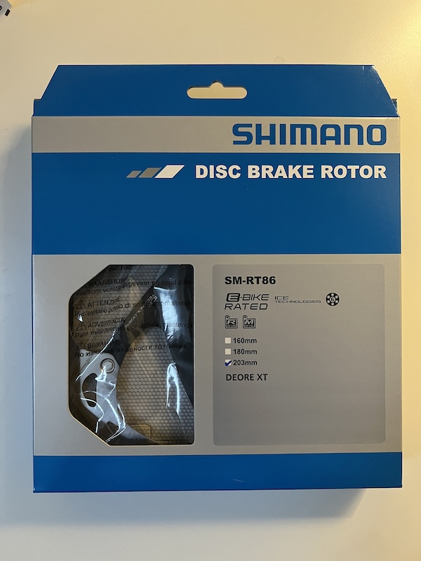 2022 Shimano XT 203mm 6 bolt rotor For Sale