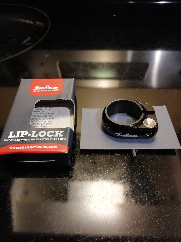 2022 SALSA LIP LOCK SEAT CLAMP 30.0 BLACK NEW For Sale