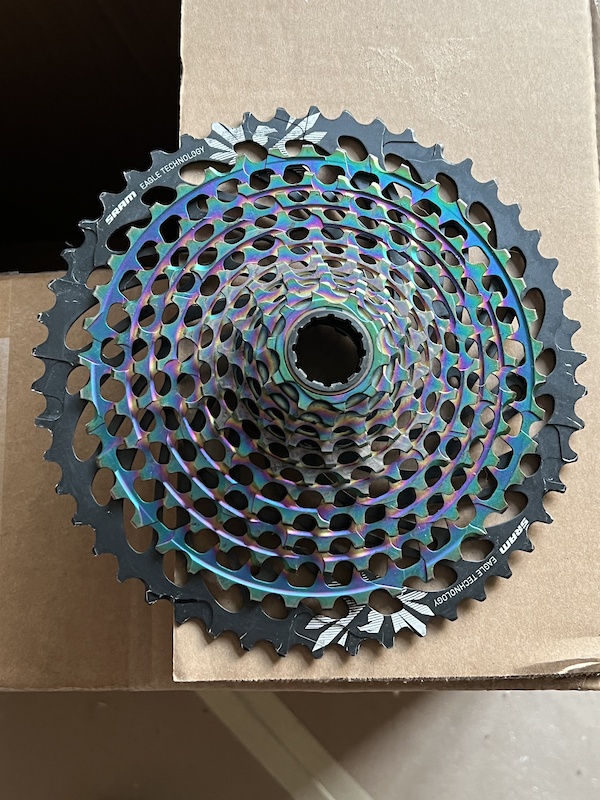 2021 SRAM Eagle XX1 50T 12sp Cassette Rainbow Oil Slick For Sale