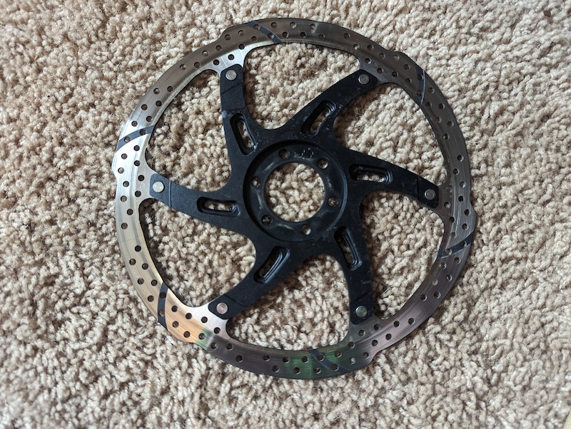 2021 Pair of barely used 203 rotors, TRP and Shimano For Sale