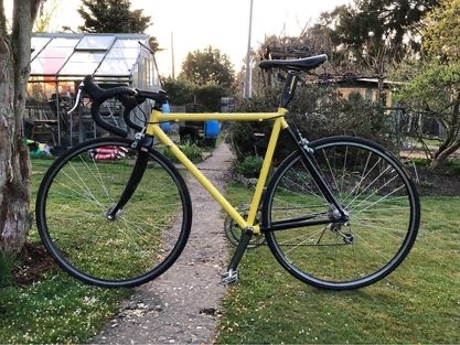 Custom Titanium single speed / road bike For Sale
