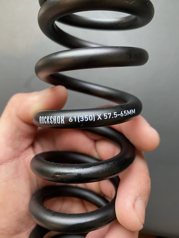 2021 rockshox 61[350] X 57.5-65MM rear shock spring For Sale