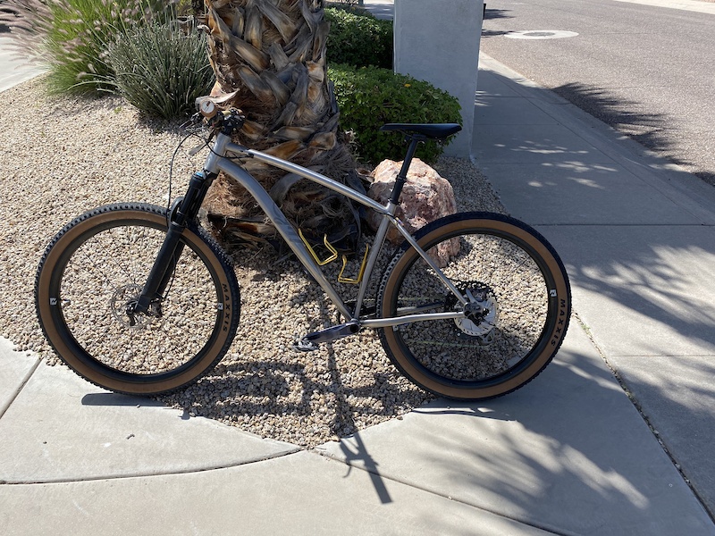 2020 Why Cycles S7 Hardtail - Large - Titanium For Sale