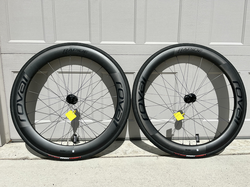 2022 Roval Rapide CL Wheelset Carbon Clincher Disc Road For Sale