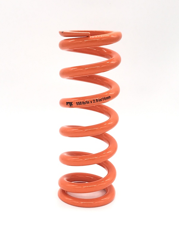 2022 FOX SLS Coil Spring 550lbs x 2.9"/74mm Stroke, Orange For Sale