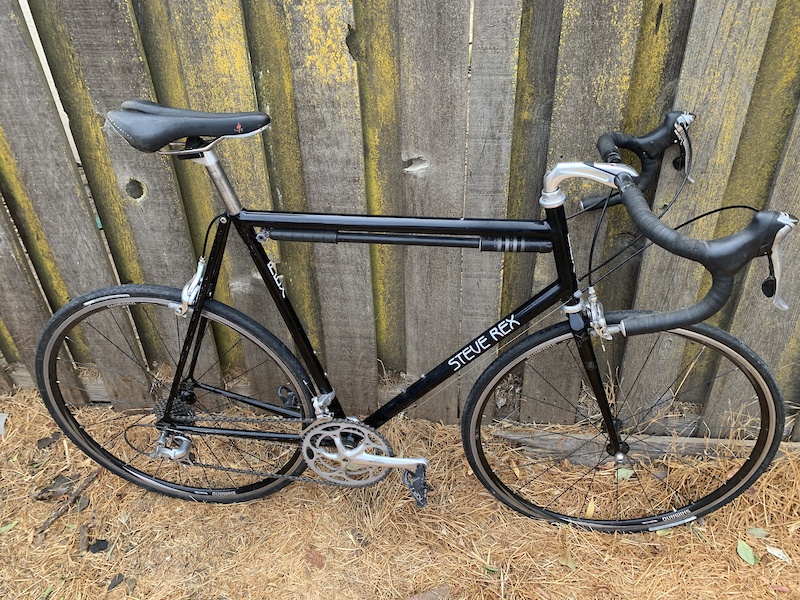 Steve Rex Handmade Fillet Steel Road 58cm, Ultegra For Sale