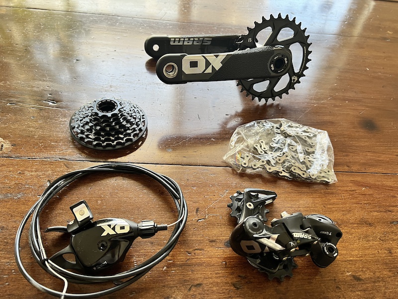 2021 Complete Sram DH X01 Groupset 7 speed For Sale