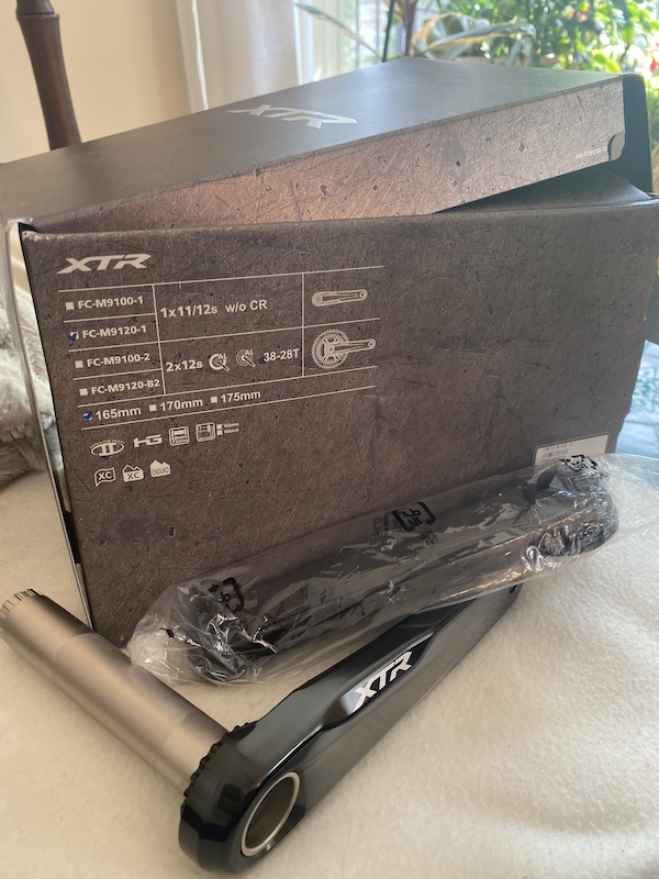 New XTR 165mm cranks For Sale