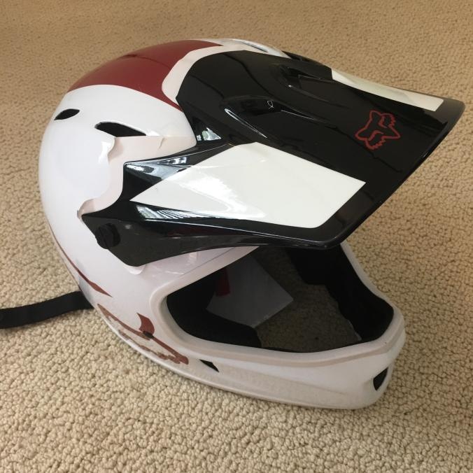 Fox Rampage Helmet XL White - Good As New For Sale