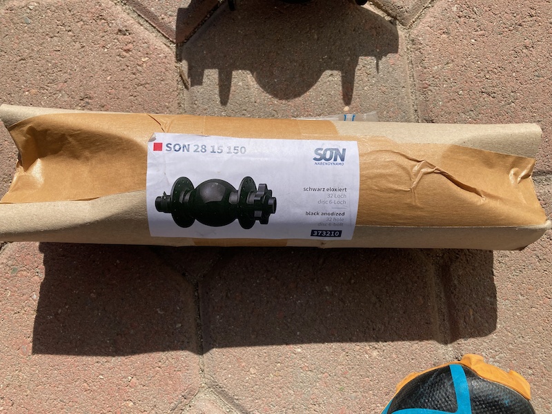 Schmidt Son Dynamo Front Hub 15 x 150 6 bolt disc For Sale