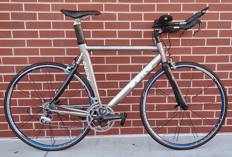 Guru Aero Ti titanium triathlon bike For Sale