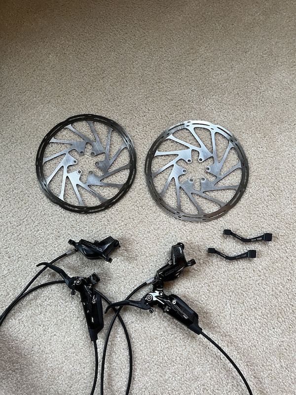 2021 Sram Code RSC Brakeset with Rotors and Adapters For Sale