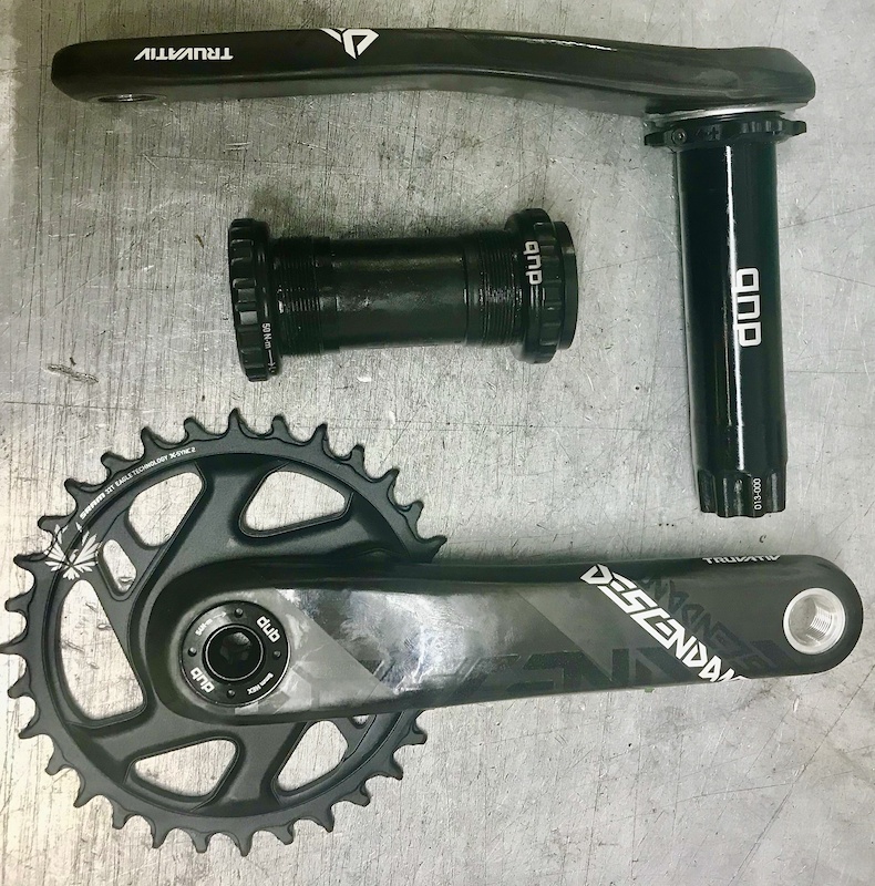 2022 NEW! TruVativ Descendant Carbon cranks 170mm BB Cring For Sale
