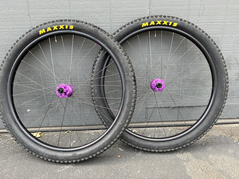 2020 Hope Pro 4 Stan's Arch MK3 Custom Wheels Purple For Sale