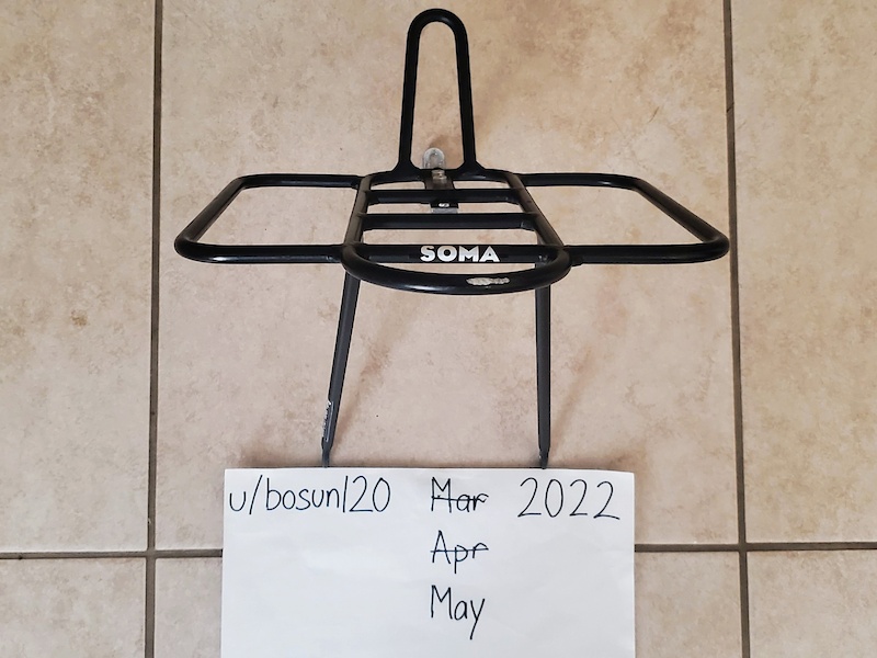 Soma Demi Porteur Front Rack, Black For Sale