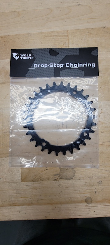 2021 Wolf Tooth 104 BCD 30T drop-stop chainring For Sale