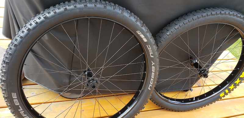 27.5" mountain bike plus size rims with fatbike hubs For Sale