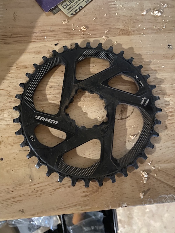 Sram 36T 0 offset chainring For Sale