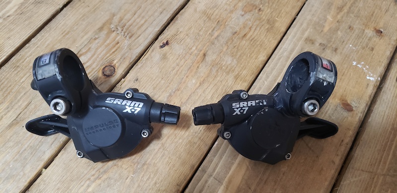 2004 SRAM X7 8spd shifter pair For Sale