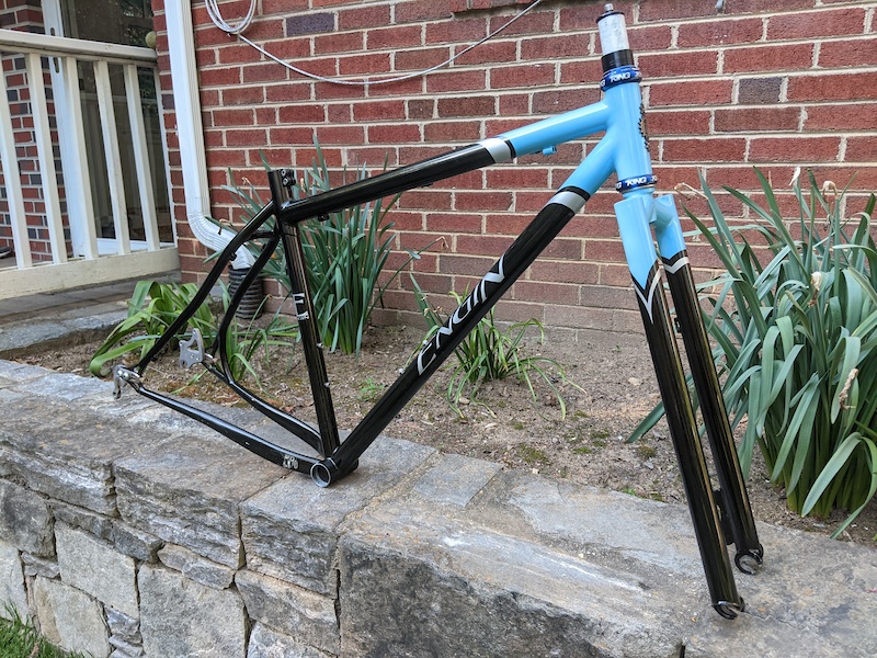 2010 Engin Steel MTB Frame + Segmented Fork For Sale