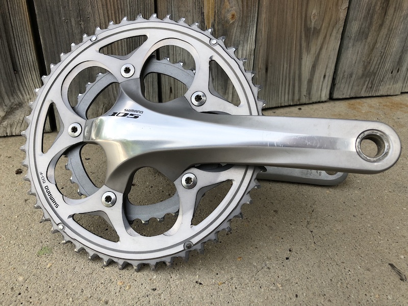 Shimano 105 165mm 34t 50t FC-5750 crankset 10 speed For Sale