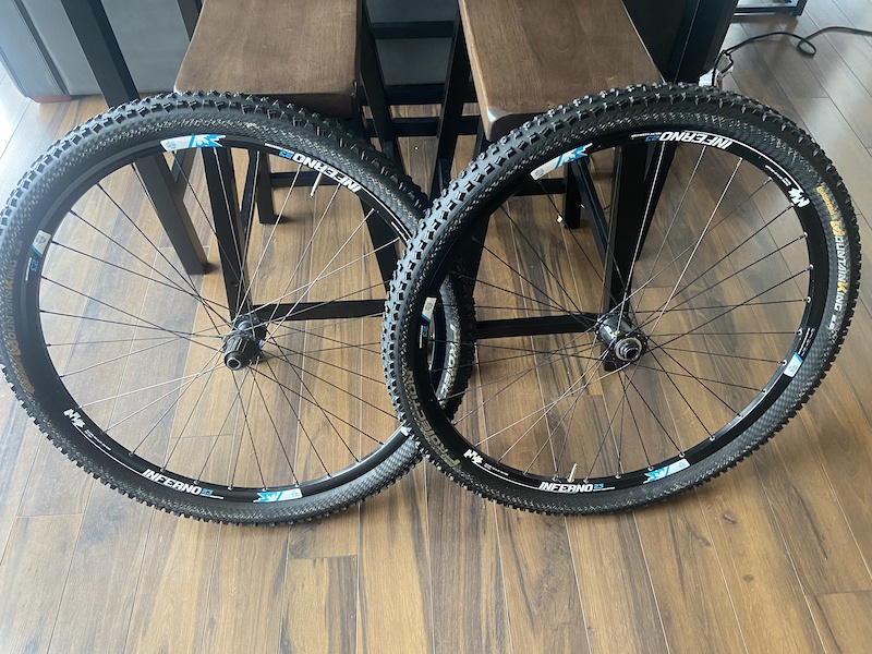 2014 Sun Inferno 23 Rims laced to Shimano SLX Hubs, 27.5” For Sale
