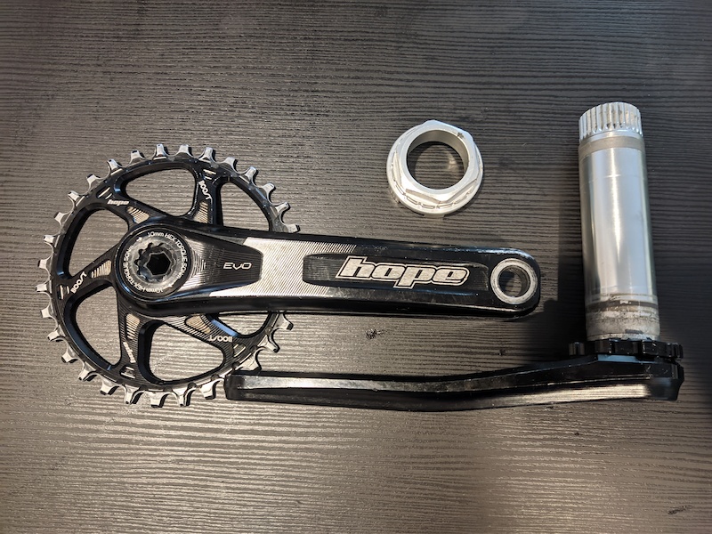 2020 Hope EVO Crankset Spiderless V2 - 32t Ring - 165mm For Sale