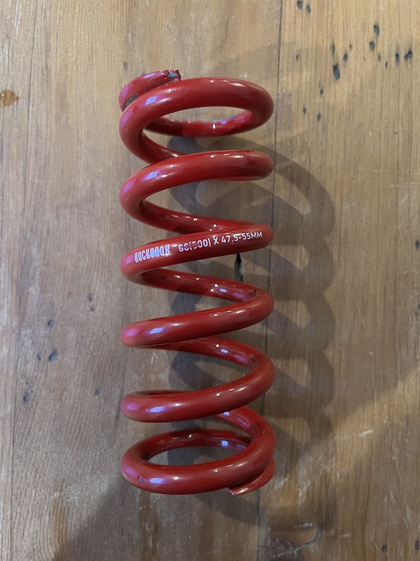 2021 RockShox Spring Metric Coil 47.5-55mm : 500lbs : RED For Sale