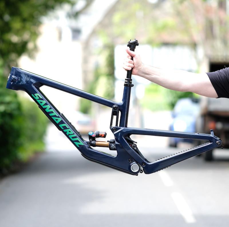 2022 Santa Cruz Megatower CC V2 Frame Translucent Blue For Sale