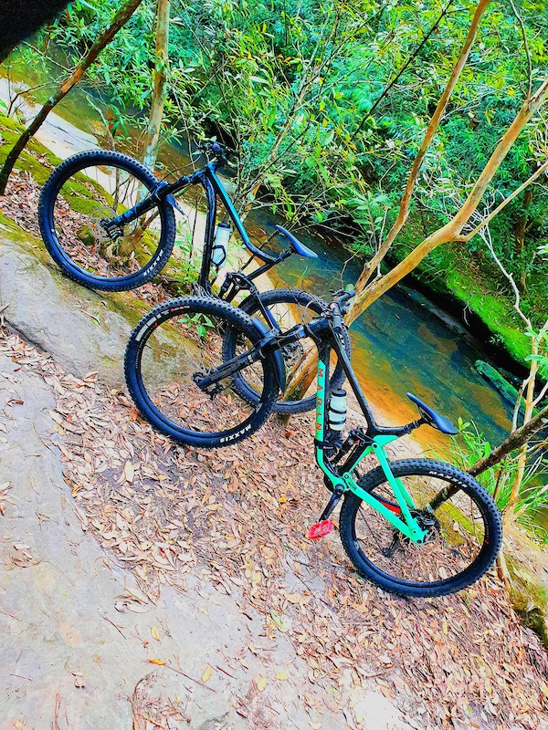 Upper trail connector Mountain Biking Trail - Hornsby