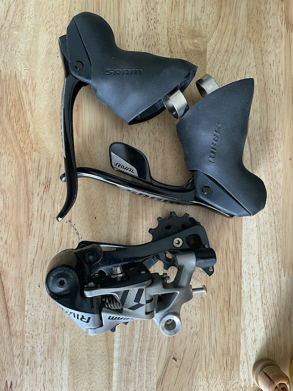 2021 SRAM Rival 1 derailleur and shifter brake combo For Sale