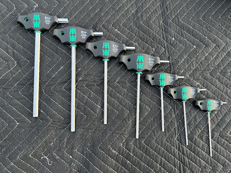 Wera 7pc Metric Allen Set T-Handle For Sale