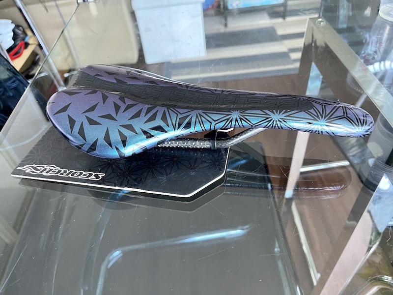 Supacaz Scorch Oil Slick Carbon Saddle, 147g For Sale