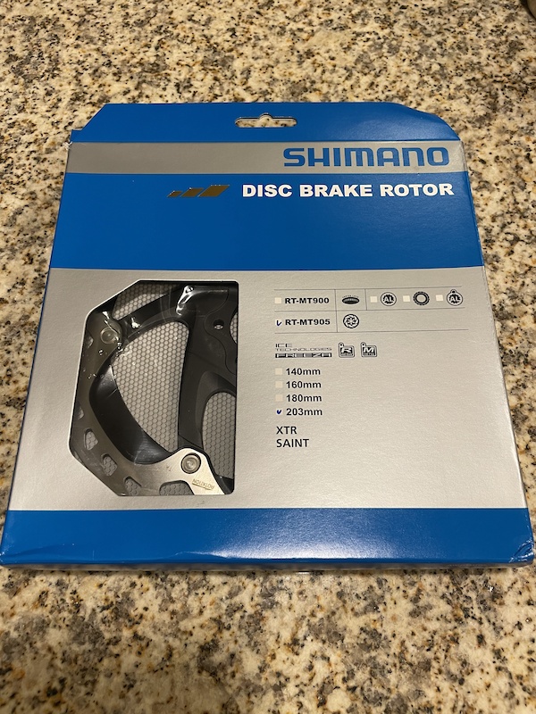 2022 203MM 6 BOLT SHIMANO XTR SAINT RT MT905 For Sale