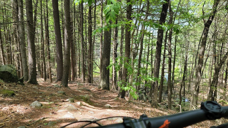 Up the Summit Mountain Biking Trail - Exeter, NH