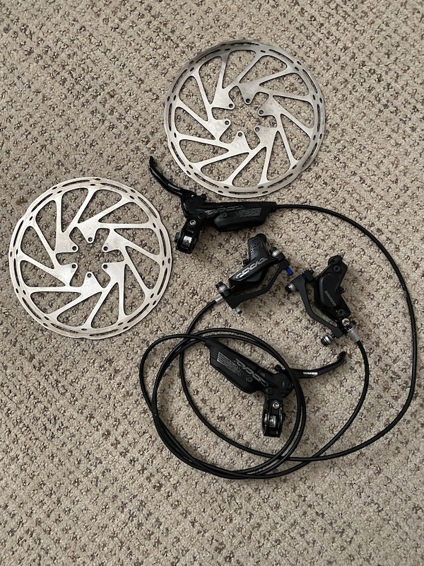 2022 SRAM Code R brake set with centerline 200mm rotors For Sale