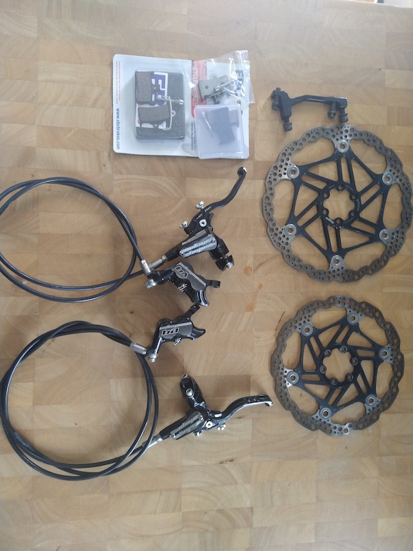 2020 Hope V4 front E4 rear plus rotors, spare pads For Sale