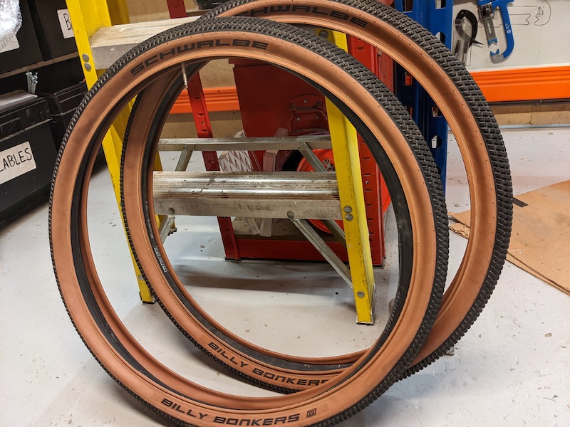 Schwalbe Billy Bonkers Tires Tan Wall 26" For Sale
