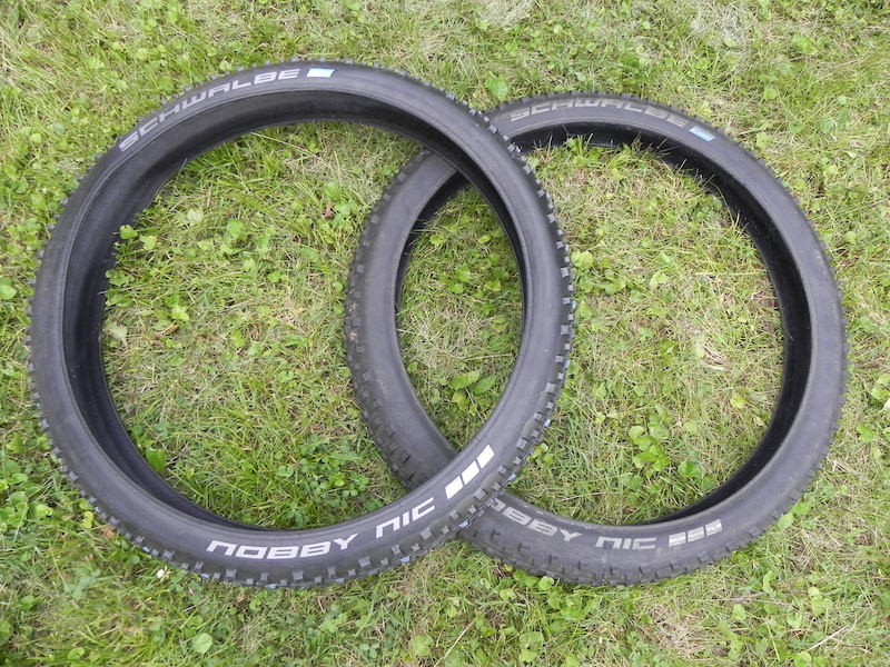 Pair (2) Schwalbe Nobby Nic Plus Tires 27.5x3.0 Addix For Sale