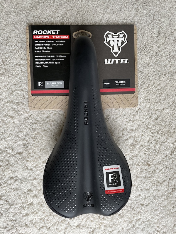 2022 WTB Rocket, Titanium Rails, Narrow Width For Sale