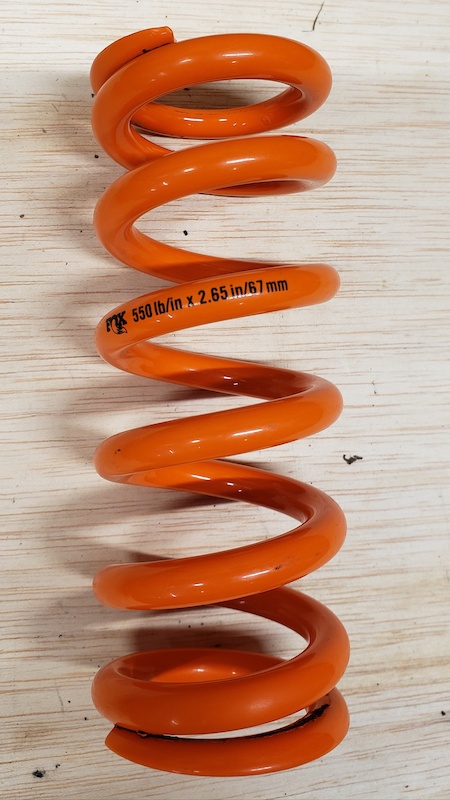 2020 Fox SLS spring #550 550lb/in x 2.65in/67mm For Sale