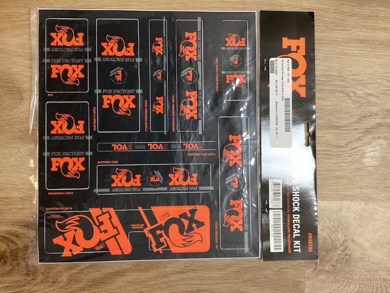 2021 Fox decal kit For Sale