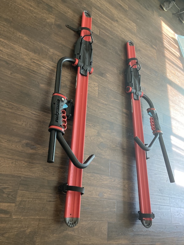 Rocky Mounts Brass Knuckles bike racks x2, with locks For Sale