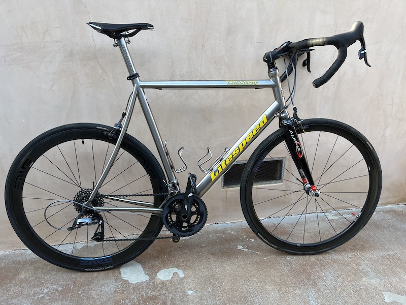 MINT NEAR NEW LITESPEED TUSCANY 61CM FRAME ONLY For Sale