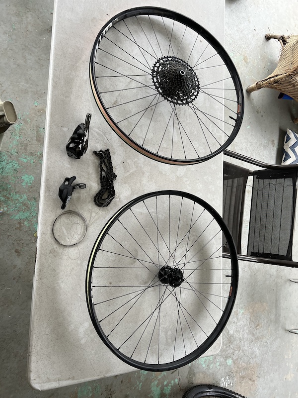 2022 WTB ST i30 MTB Wheelset w/ SRAM NX Drivetrain 12 Speed For Sale