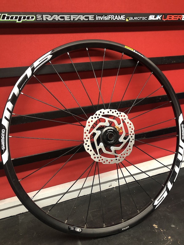 Shimano mt15 26” front mtb wheel For Sale